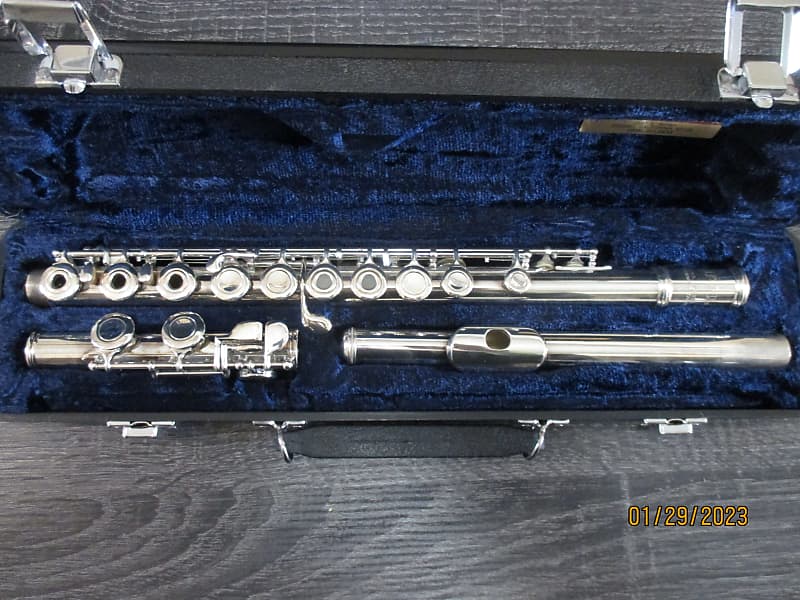 Jupiter Open hole flute, with case. | Reverb