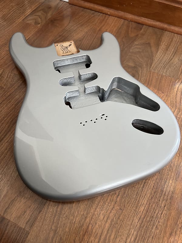 Warmoth Stratocaster body - Inca Silver - Hipshot mount | Reverb