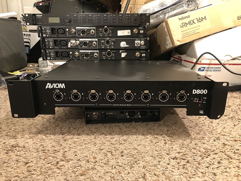 Aviom D800 A-Net Distributor Personal Monitoring System IEM | Reverb