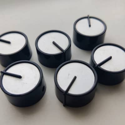Full Set (6pcs) Vintage Pekalit Knobs for Marshall Block Logo | Reverb