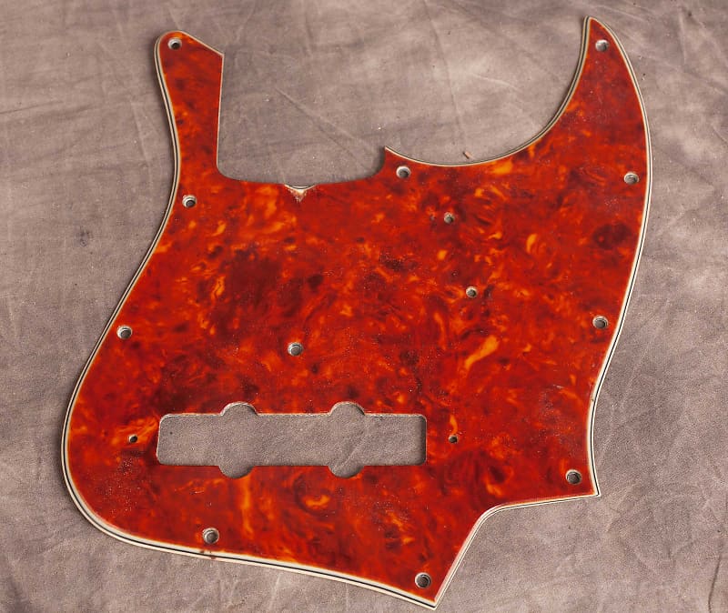 Fender Jazz Bass Pickguard 1962 - Tortoise | Reverb