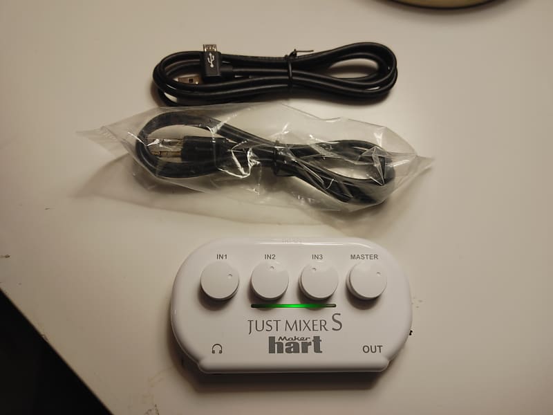 Maker hart Just Mixer S AAA Battery/USB-Powered mixer with | Reverb