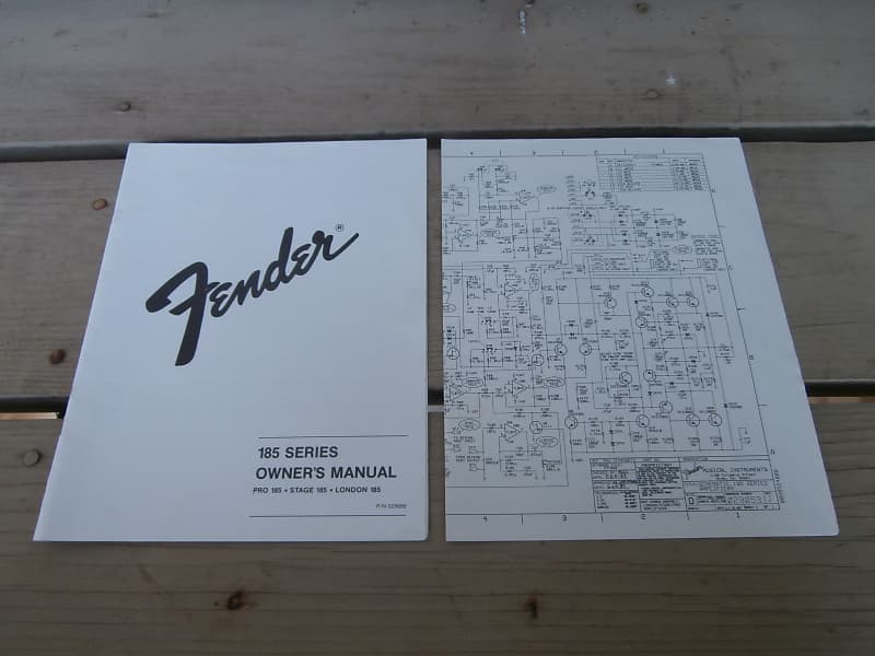 Vintage 1980's Fender 185 (Pro, Stage, London) Amplifier | Reverb