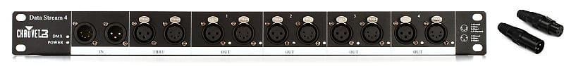 Chauvet DJ Data Stream 4 - 4-Port DMX Splitter Bundle with | Reverb