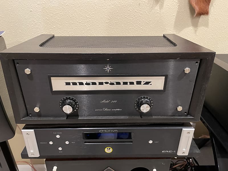 Marantz 240 Power Amplifier with Wood Cabinet | Reverb