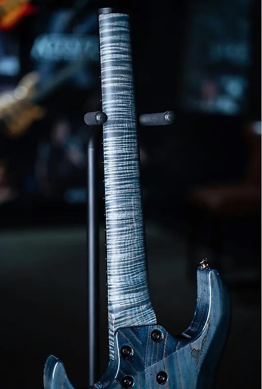 Kiesel 7 string Osiris 2021 Custom Aurora Blue | Reverb