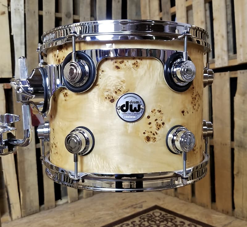 DW Collector's Series 9x12 Exotic Mapa Burl Tom SO# 929345 | Reverb
