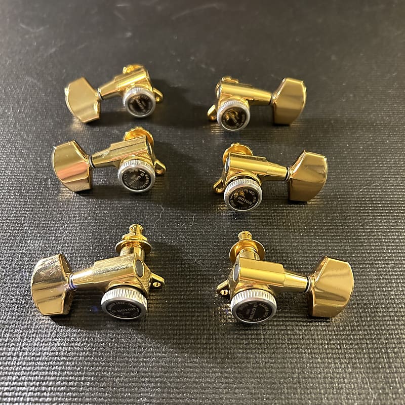 Gotoh SG381 MG-T, 3L x 3R (Pin-Lock Gold 6-Tuner Set) | Reverb