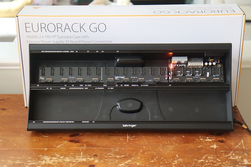 Behringer Eurorack Go - mobile 2x140 HP powered eurorack case | Reverb