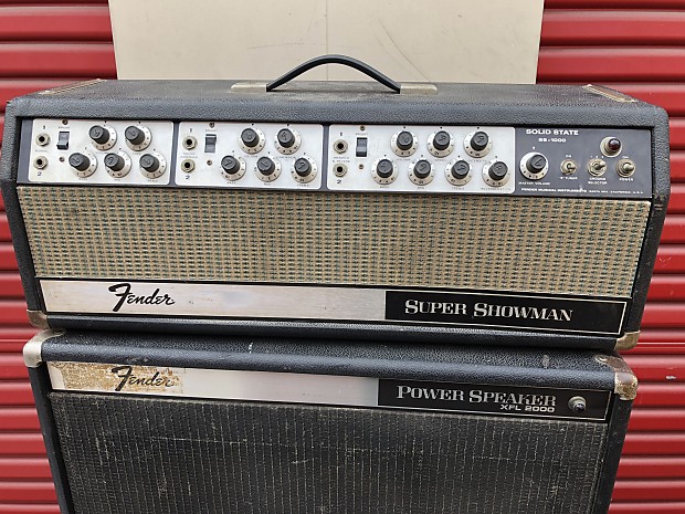Fender Super Showman SS-1000 1969 Black | Reverb