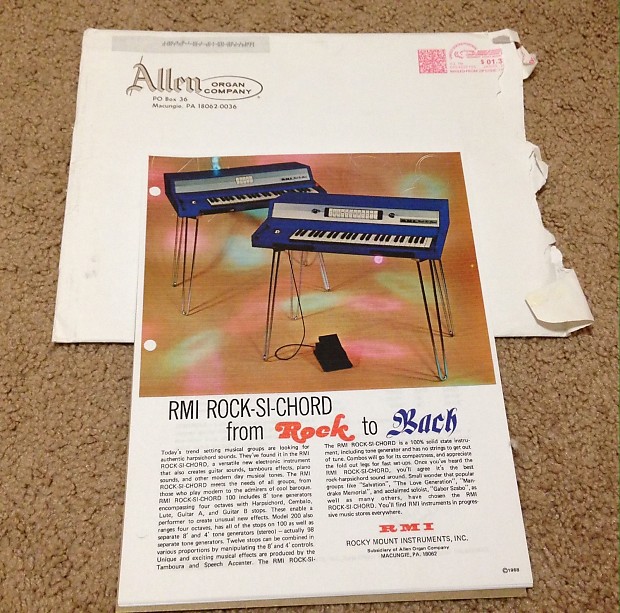 RMI Rocksichord Literature, Manual/Schematics, etc | Reverb