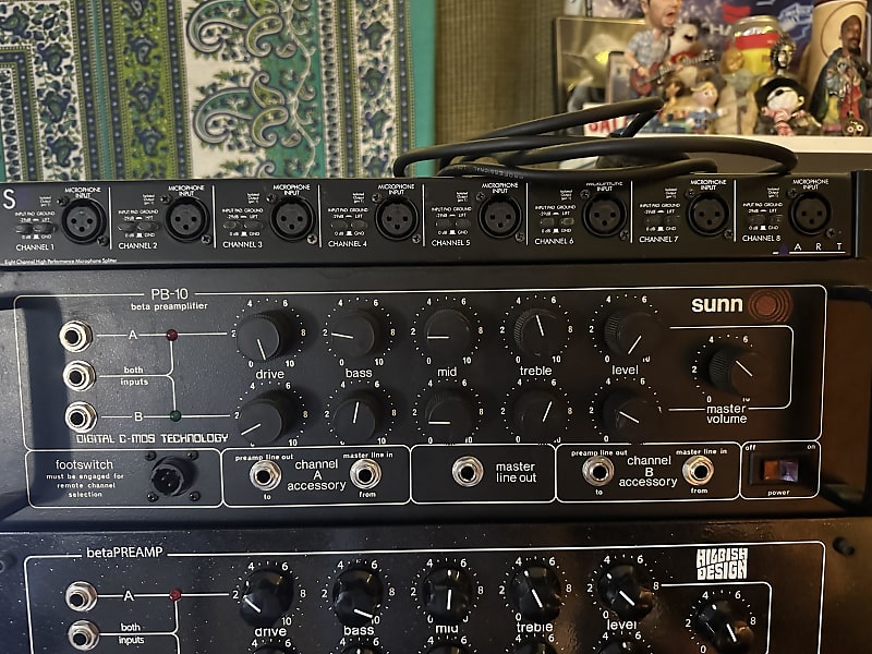 Sunn PB-10 Beta Preamp 1970's - Black | Reverb