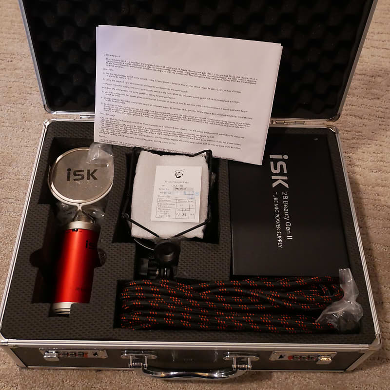 iSK Pro Audio 2B Beauty Gen II Tube Mic Mint | Reverb