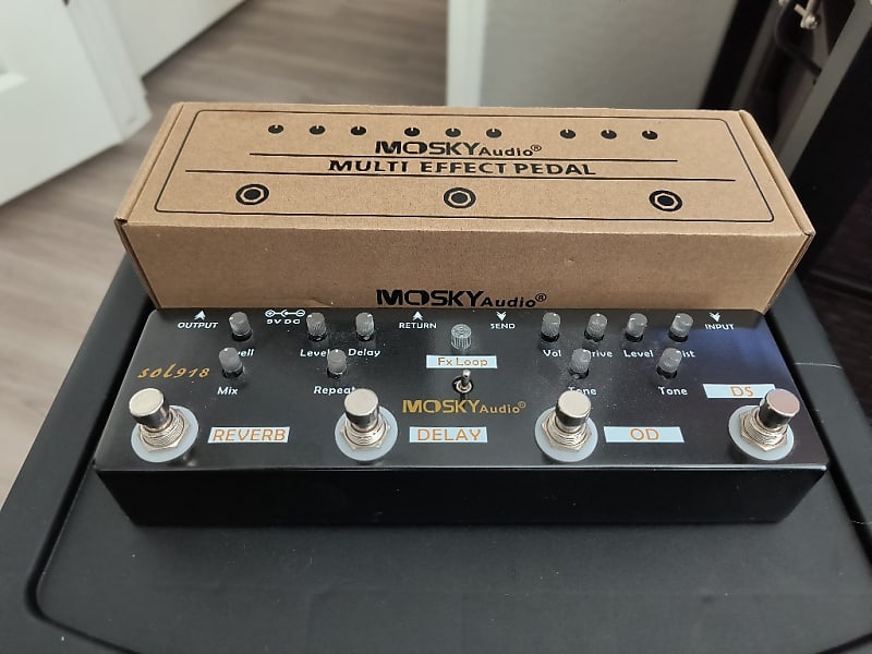 Mosky Audio Sol918 Multi-effects "Fly Rig" guitar pedal. | Reverb