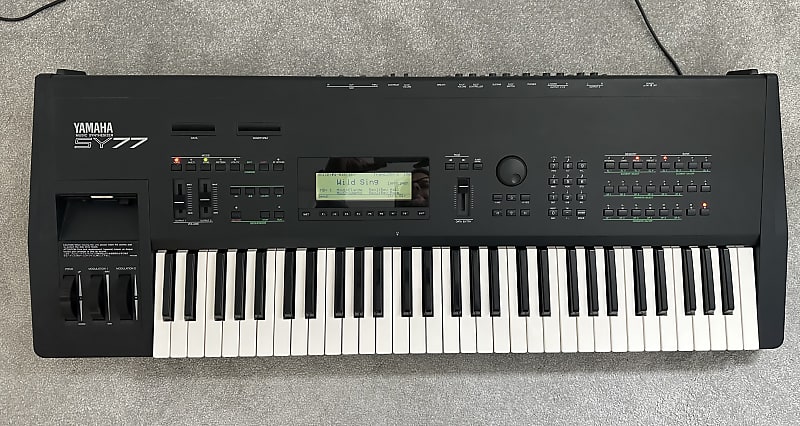Yamaha SY77 Synthesizer 1989 - Black | Reverb UK
