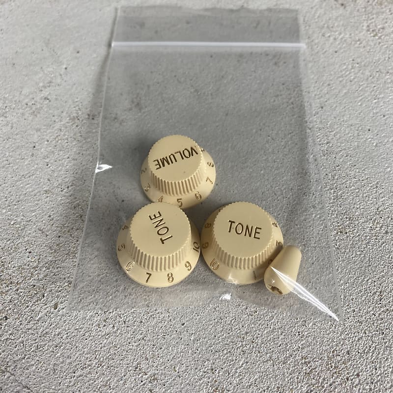PRS Silver Sky replacement knobs Vintage cream strat style | Reverb