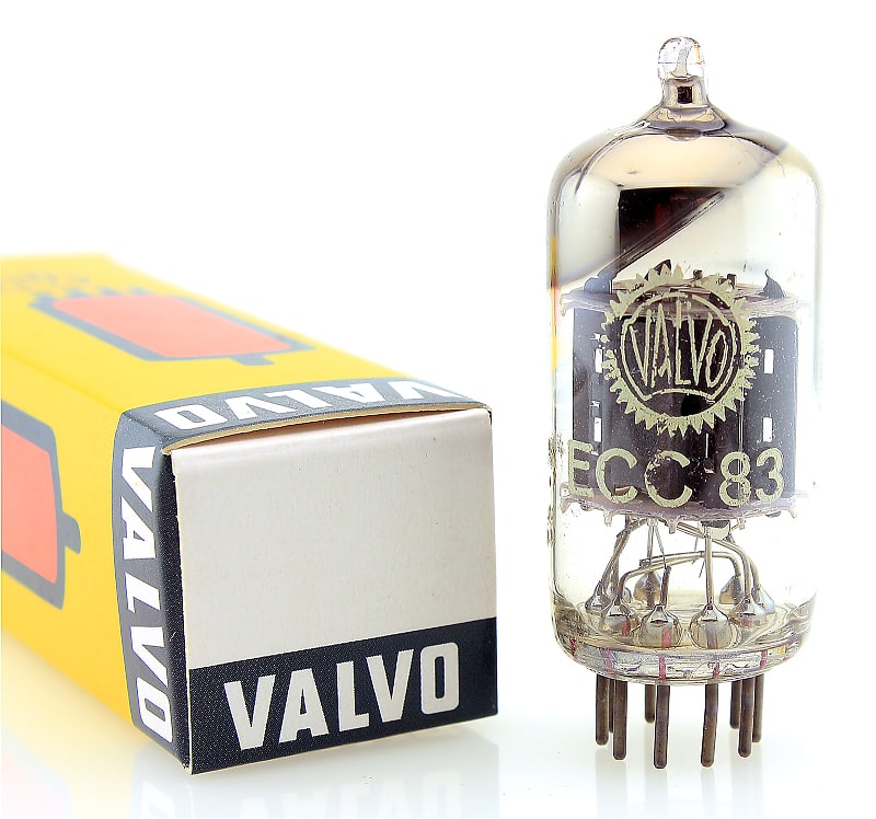 1960 VALVO ECC83 12AX7 45° GETTER VACUUM TUBE | Reverb UK