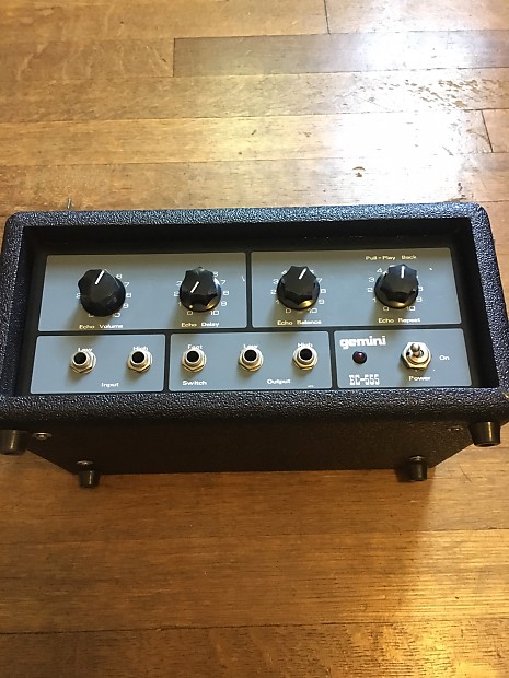 Gemini (Univox) EC-555 echo chamber 1970 Black-greay | Reverb