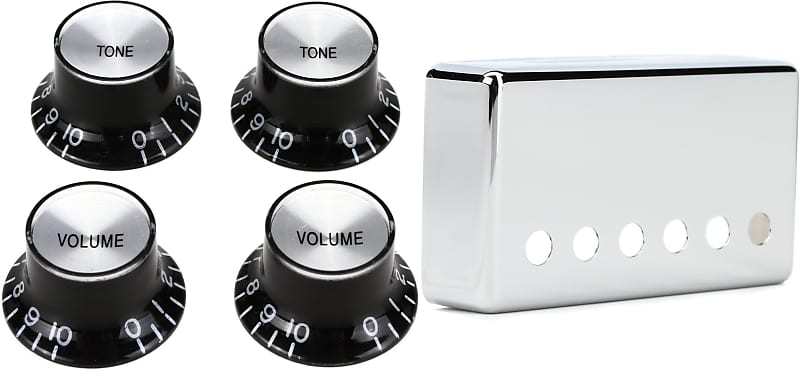 Gibson Accessories Top Hat Knobs with Inserts 4-pack - Black | Reverb