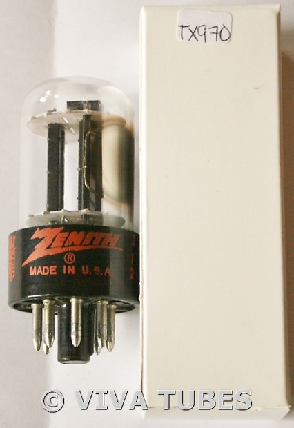 NOS Sylvania USA 6EM7 [6EA7] Black Plate Side [] Get | Reverb UK