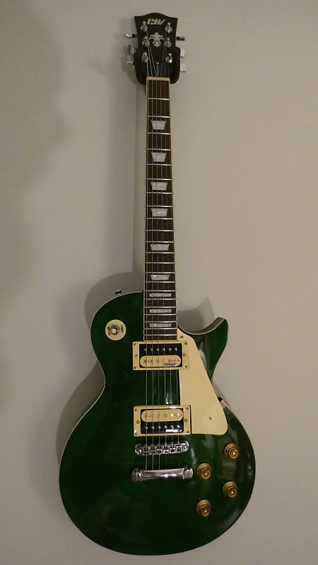 ivy ILS-300 EGR - LP - Solid-Body Electric Guitar, Emerald | Reverb