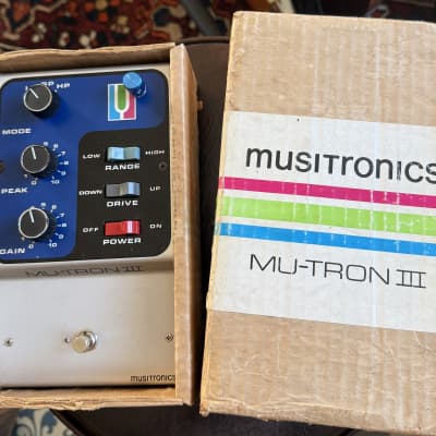 1974 Musitronics Mu-Tron III Envelope Filter, 9v Mod, True | Reverb