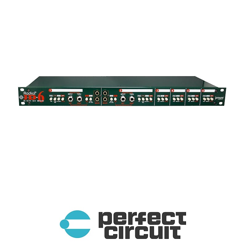 Radial Engineering JD6 Six-Channel Rackmount DI | Reverb Australia