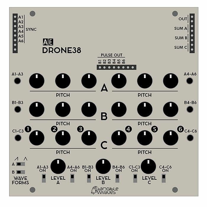 Tangible Waves AE Modular Drone 38 Sound Generator Module | Reverb
