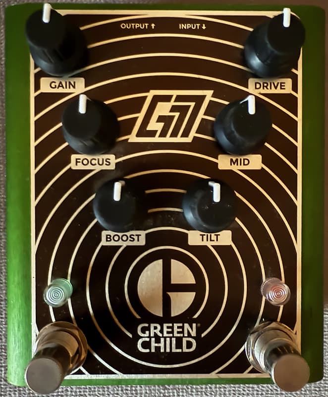 Greenchild G777 Dual Overdrive 2010'S - Green/Black | Reverb