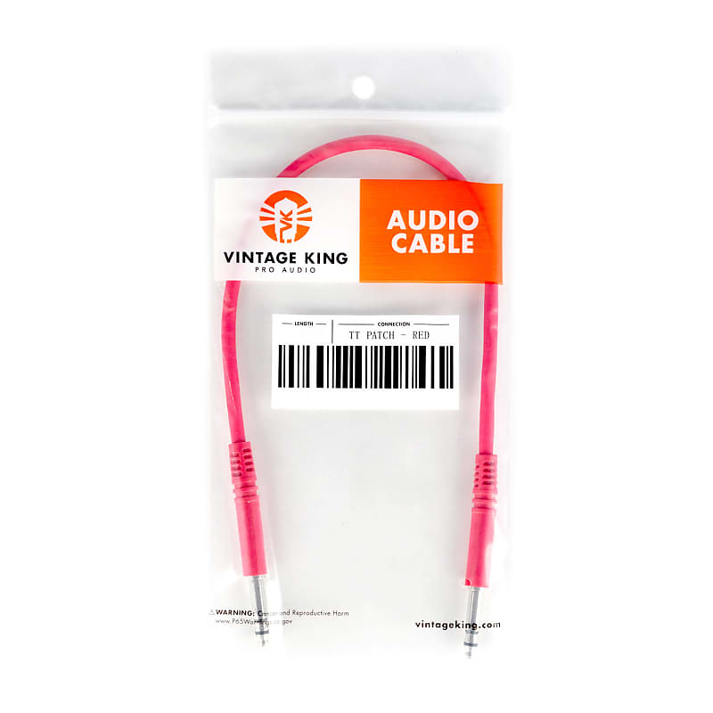 Vintage King Audio Recording TT to TT Audio Recording Patch | Reverb