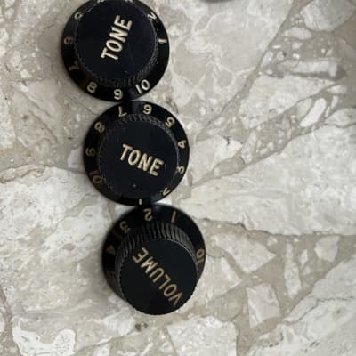 1977 Fender Stratocaster Pot Knobs + Switch Tip Vintage | Reverb