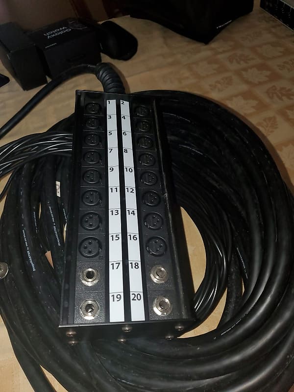 ProCo Stagemaster 50 Ft 16x4 Snake Stagebox SMA series | Reverb