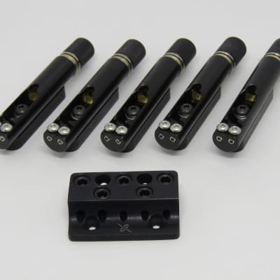 Headless bass bridge 5 strings with individual base for | Reverb
