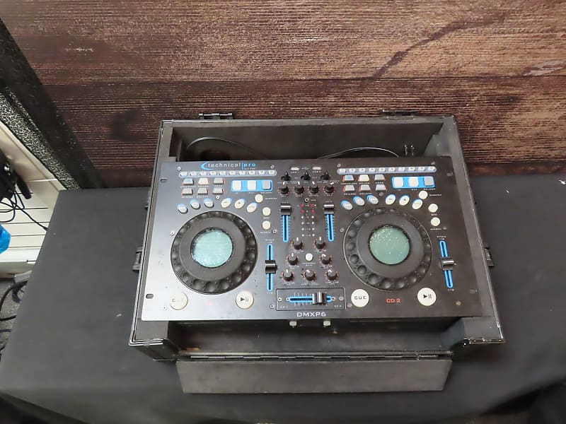 Technical Pro DMXP6 CD DJ Mixer w/case Turntable (Edison, NJ) | Reverb