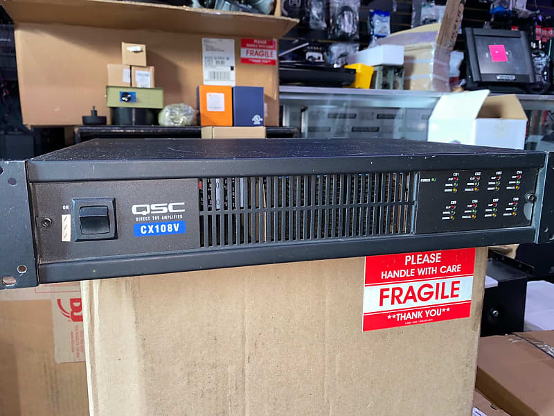QSC CX108V 8 Channel 70V Power Amplifier | Reverb