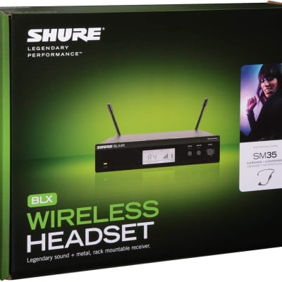 Shure BLX14R/SM35-J11 Wireless Microphone System with BLX4R | Reverb