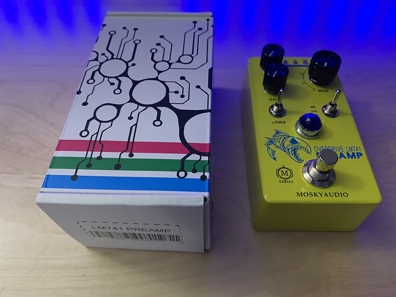 Mosky Audio LM741 PREAMP/Overdrive new M series Si Ge Soft & | Reverb