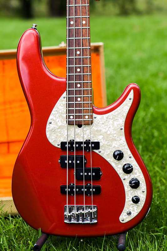Fender Urge II 2003 Red Stu Hamm Signature bass 24 fret with | Reverb