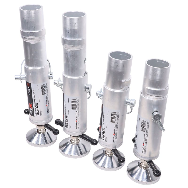 ProX XSQ-1215MK2 (4) Telescoping Stage Legs w/ Ball Joint | Reverb