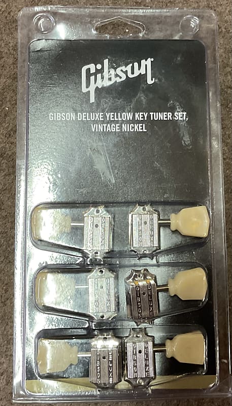 Gibson Deluxe Yellow Key Tuner Set | Reverb