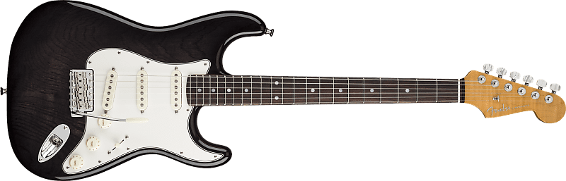 Fender American Custom Strat RW Ebony Transparent | Reverb