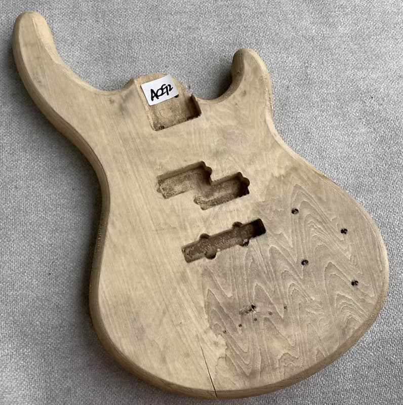 Unfinished Basswood 4 String Bass Body DIY | Reverb Canada