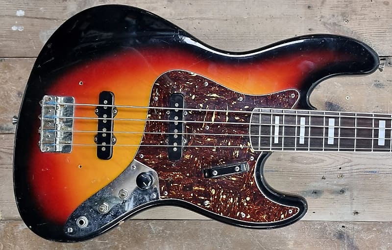 Columbus Jazz Bass Sunburst | Reverb