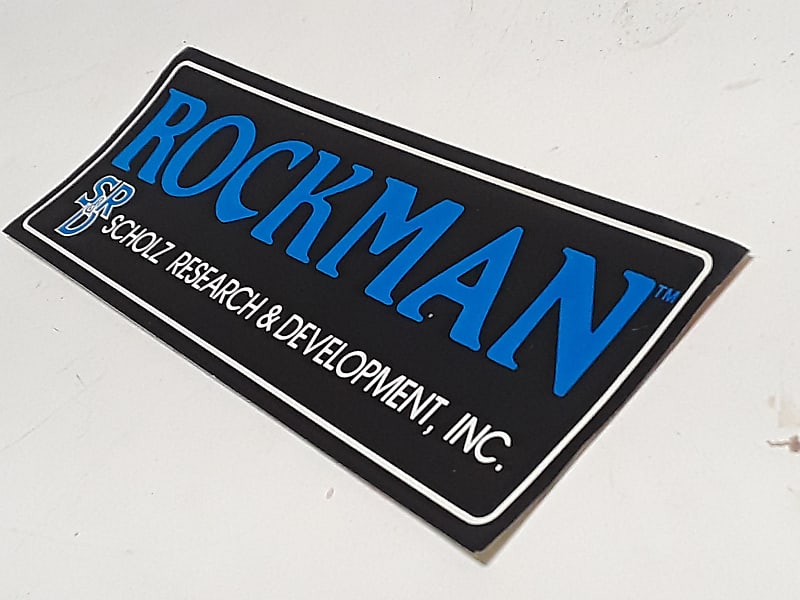 Vintage NOS Rockman Tom Scholz SR&D Decal Guitar Amplifier | Reverb