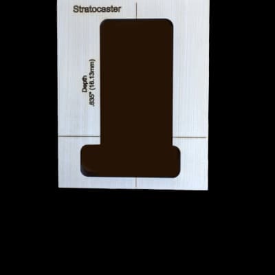 Stratocaster 2 point 2 piece Bridge Routing Template set | Reverb