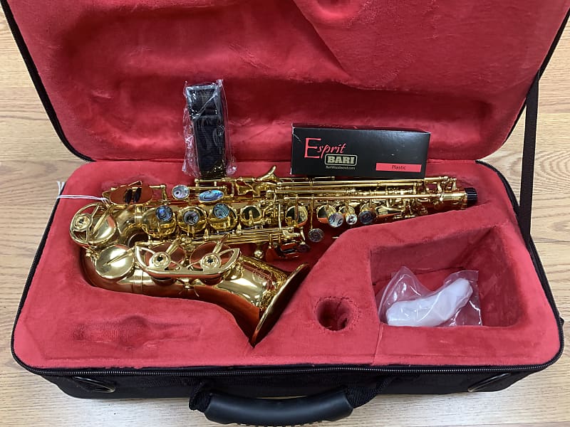 John Packer JP043CG Curved Soprano Saxophone - Gold Lacquer | Reverb