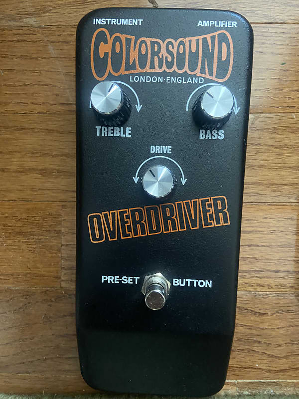 Colorsound Overdriver 2021 - Black | Reverb