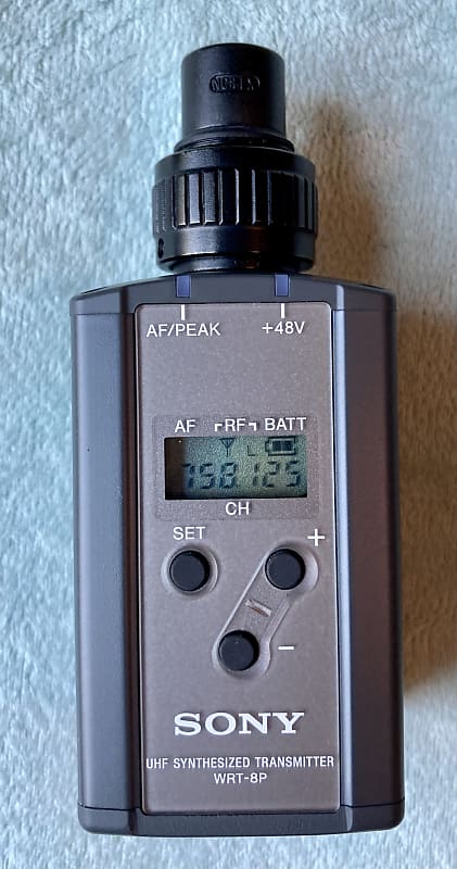 Sony WRT-8P UHF Plug-On Transmitter 758.125-781.875 MHz | Reverb