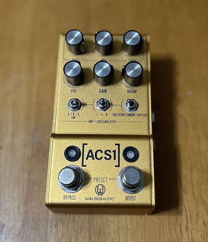 Walrus Audio ACS1 Amp + Cab Simulator 2021 - Present - Gold | Reverb