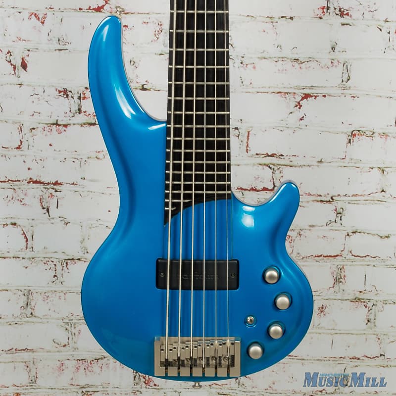 Curt Curbow 6-String Electric Bass Electric Blue (USED) | Reverb